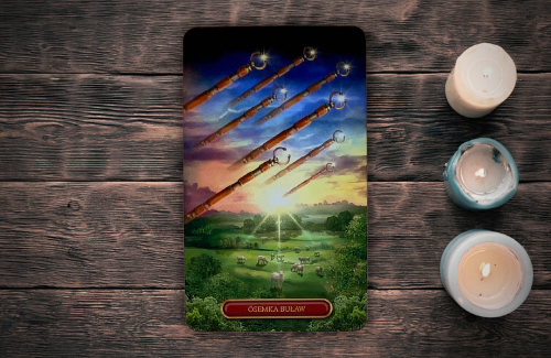 Ósemka Buław Tarot - Znaczenie - Wróżbita Mateusz Algiz